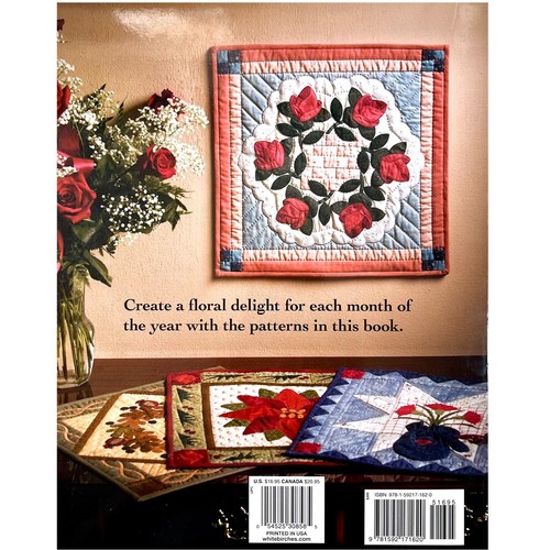 A Year of Flower Blocks by Jodi Warner, 12 Seasonal Mini Quilts, 2007 ...