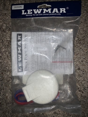 LEWMAR WINDLASS FOOT SWITCH ASSEMBLY - WHITE DOWN 68000918 | eBay