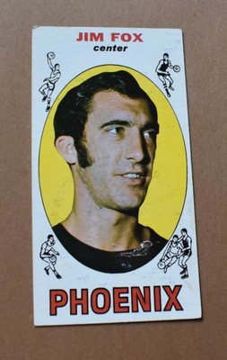 Jim Fox ROOKIE 1969 70 Topps Basketball TALL BOY Card #88 Phoenix Suns ...