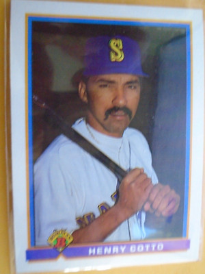 HENRY COTTO SEATTLE MARINERS 1991 BOWMAN BASEBALL CARD #244 | eBay
