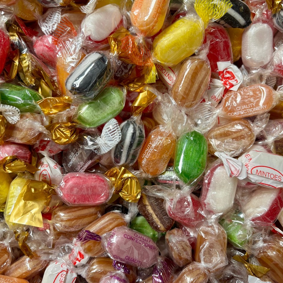 Hard Boiled Sweet Mix (Wrapped) Retro Sweets Candy Pick n Mix Party ...
