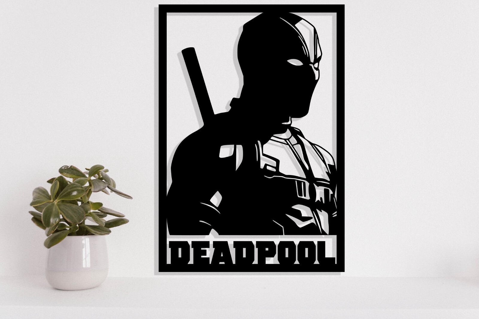 Deadpool metal laser cut vector files dxf, | Grelly USA