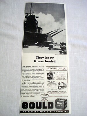 1942 Ad Gould Storage Battery Corp., Depew, N. Y. Battery Picked By ...