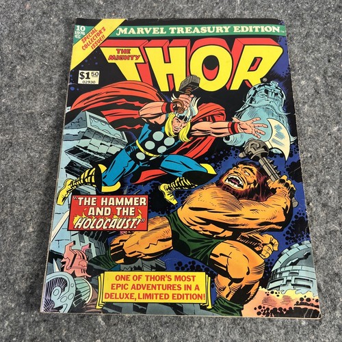 Marvel Treasury Edition #10 The Mighty THOR 1976 Jack Kirby Stan Lee ...