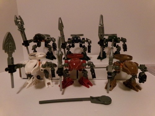 Lego BIONICLE Rahaga All 6 with Instructions, 1 Ripcord, 4 Original ...