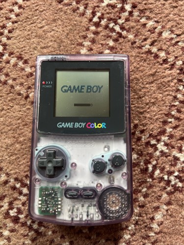 Tested & Working Atomic Purple Game Boy Color With Case Logic Case | eBay