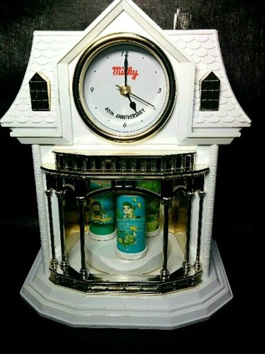 Milky 40th anniversary mechanical clock Peko chan desk clock non item ...