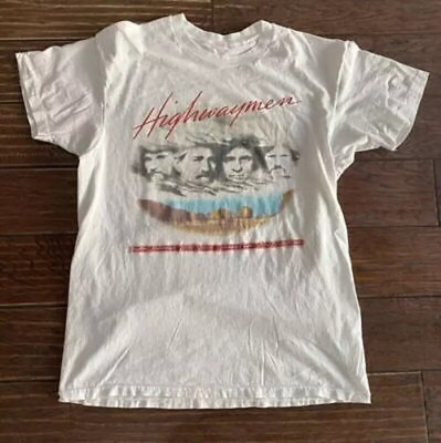 Vintage Highwaymen Tour T-Shirt Johnny Cash Willie Nelson Country S-4XL ...