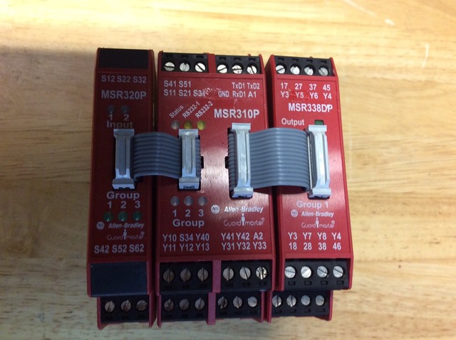 Allen-Bradley MSR310P Guardmaster Safety Relay 440r-w23219 Ser. a for ...
