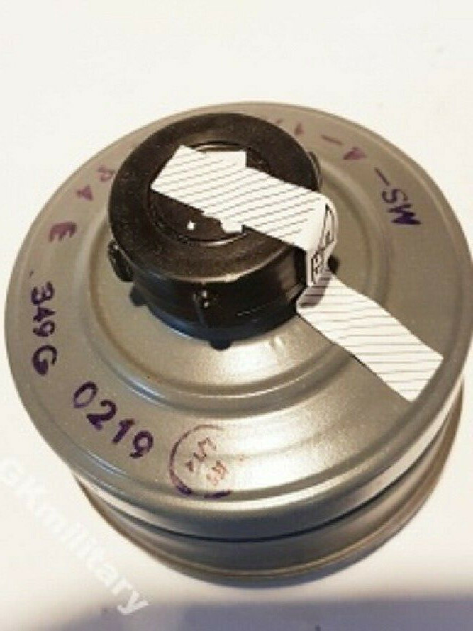 MODERN GAS MASK MS-4 FILTER CARTRIDGE CANISTER RESPIRATORY PROTECTION ...