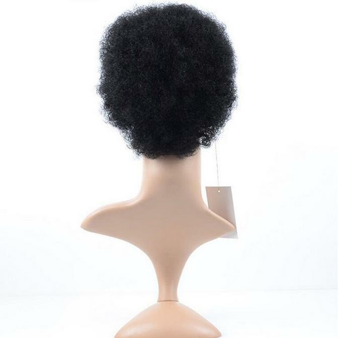 Afro Wigs for Black Women Human Hair Short Afro Kinky Curly Wig Black Afro Wigs | eBay