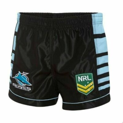 NRL Supporter Footy Shorts - Cronulla Sharks - Kids Youth Adults ...