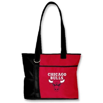 New Gameday Tote Purse Bag NBA Licensed CHICAGO BULLS Embroidered Logo ...