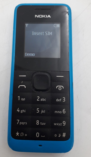 Nokia 105 Mobile Phone Blue RM-908 Single Sim 6438158558311| eBay