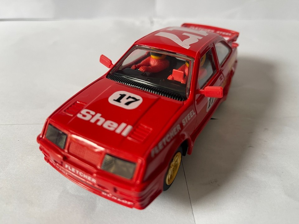 Scalextric C469 1/32 Ford Sierra Cosworth Shell Slot Car. Red. No. 17 ...