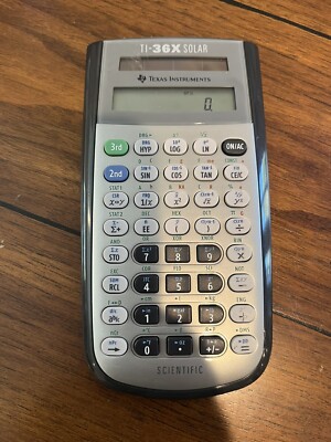 Scientific Calculator Texas Instrument TI-36x Solar No Cover Tested and ...