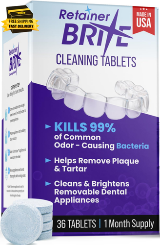 Retainer Brite 36 Tablets - Retainer Cleaner Tablets 744759459084| eBay