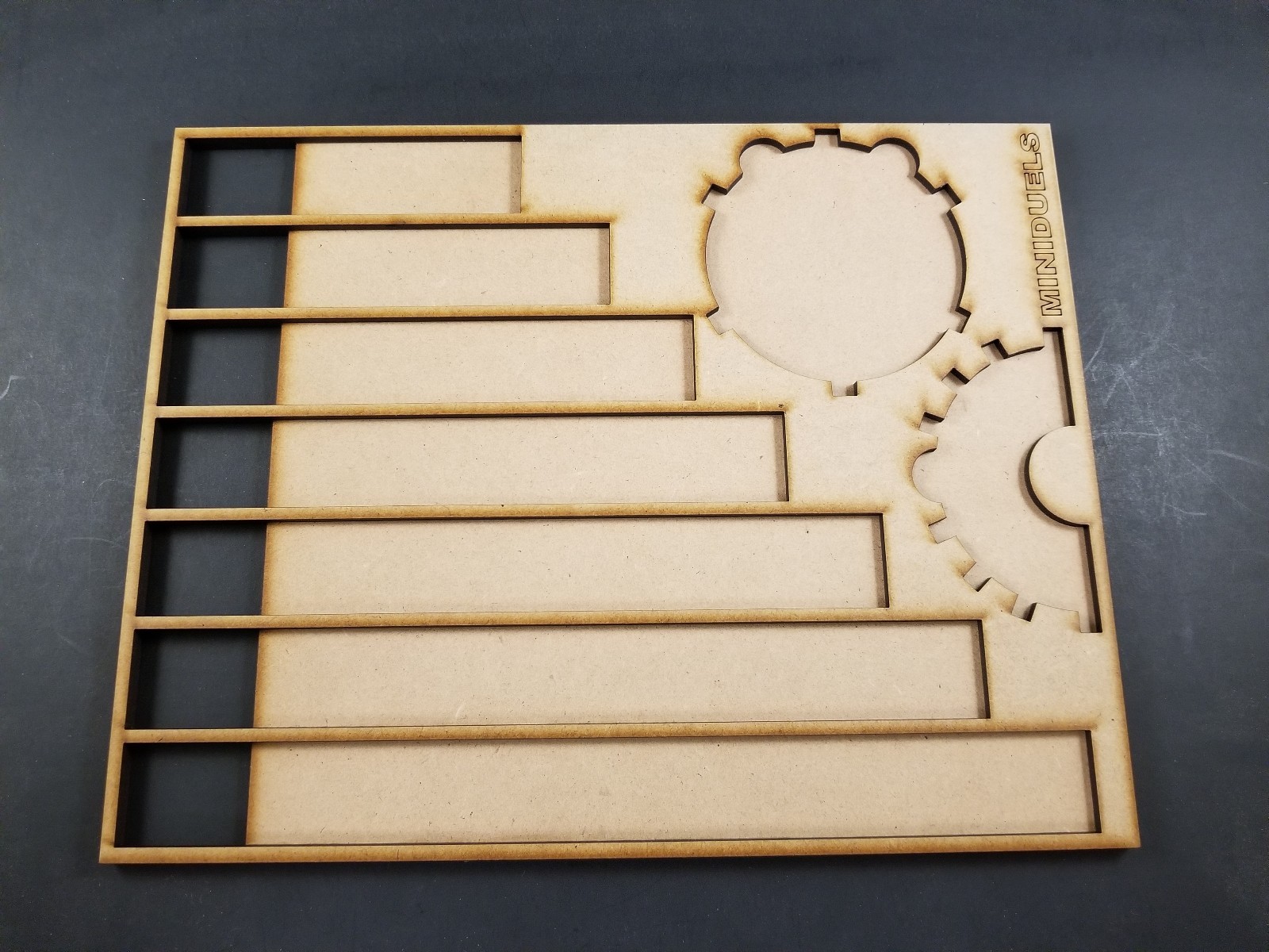 Guild ball Measuring Sticks Widget Tray with Acrylic rulers and widgets ...