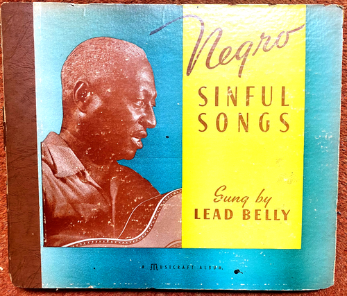 78 RPM Leadbelly NEGRO SINFUL SONGS, Musicraft 31 (5 78 Album), EE+ ...