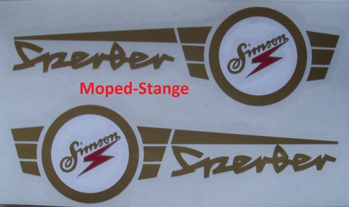 Simson Sperber Tank Aufkleber Klebefolie SR4-3 SET passend für DDR IFA ...