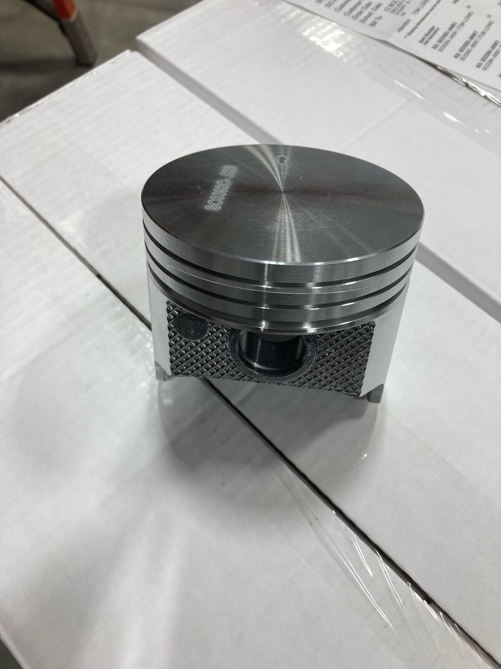 chevy 250 pistons Hypereutectic 250 straight 6 Inline w rings flat top ...