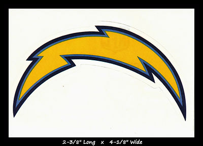 LOS ANGELES LA CHARGERS FOOTBALL NFL TEAM LOGO DESIGN DECAL STICKER ...