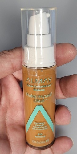 Almay Make Myself Clear Complexion Liquid Makeup #810 Almond | eBay