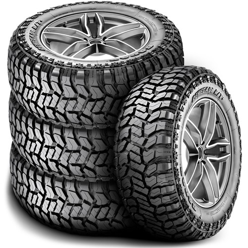 6 Tires Radar Renegade R/T+ LT 33X12.50R22 Load F 12 Ply RT Rugged ...