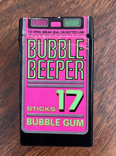 Empty Vintage Bubble Beeper Container Bubble Gum Amurol Confections ...