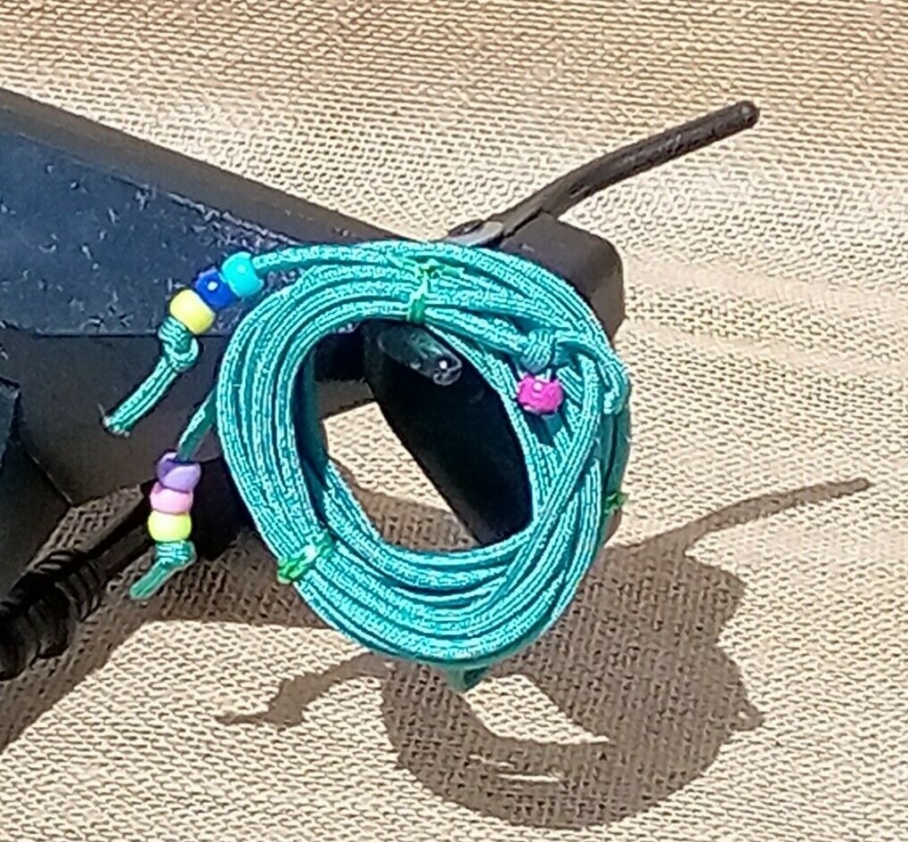 PAIR CHICKEN ROPES 7ft Length with SPEED BEAD Weighted Hondos by ...