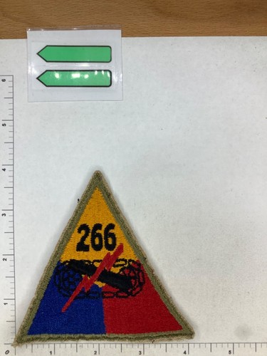 VINTAGE WWII US ARMY 266th ARMOR CORPS PATCH | eBay