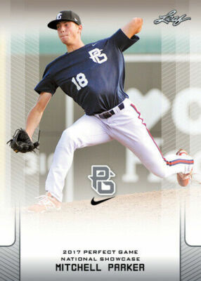 MITCHELL PARKER 2017 LEAF "1ST EVER PRINTED" PERFECT GAME ROOKIE CARD ...
