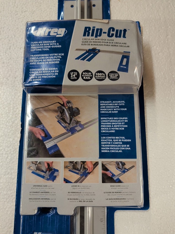 Kreg KMA2685 Rip-Cut Aluminum Circular Saw Edge Guide | eBay