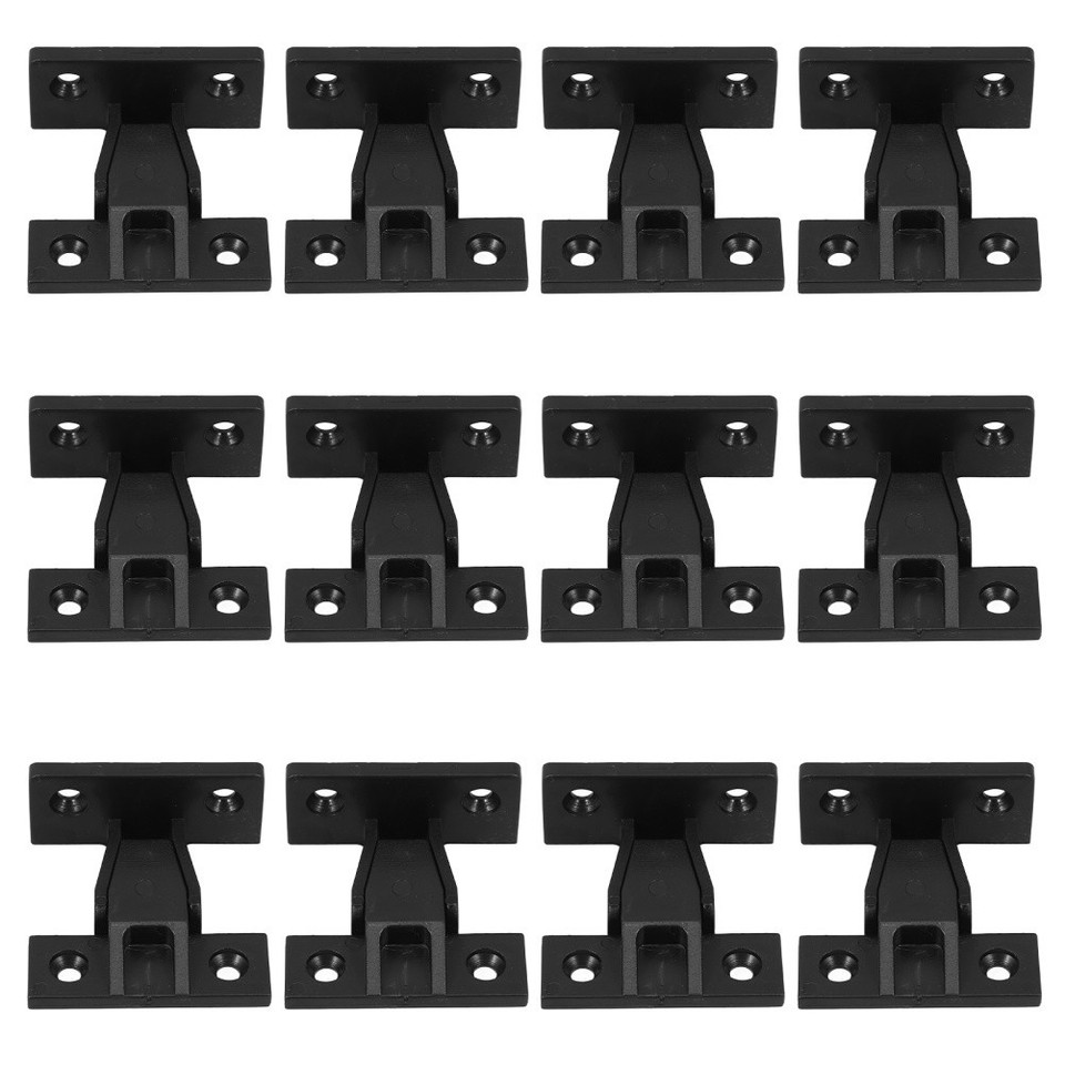 12 Set False Front Cabinet Clips Plastic Bracket Fake Drawer Clips ...
