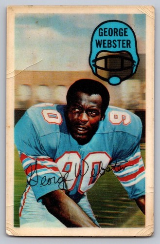 1970 Kellogg's #43 George Webster Houston Oilers | eBay