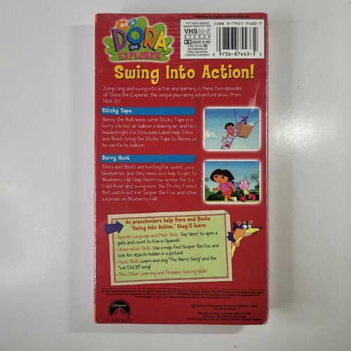 Dora the Explorer - Swing Into Action (VHS, 2001) for sale online | eBay