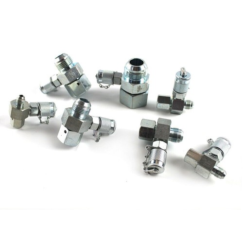 JIC-37° 7x Hydraulic Swivel Run Tees, Test Coupling Point 600BAR for ...