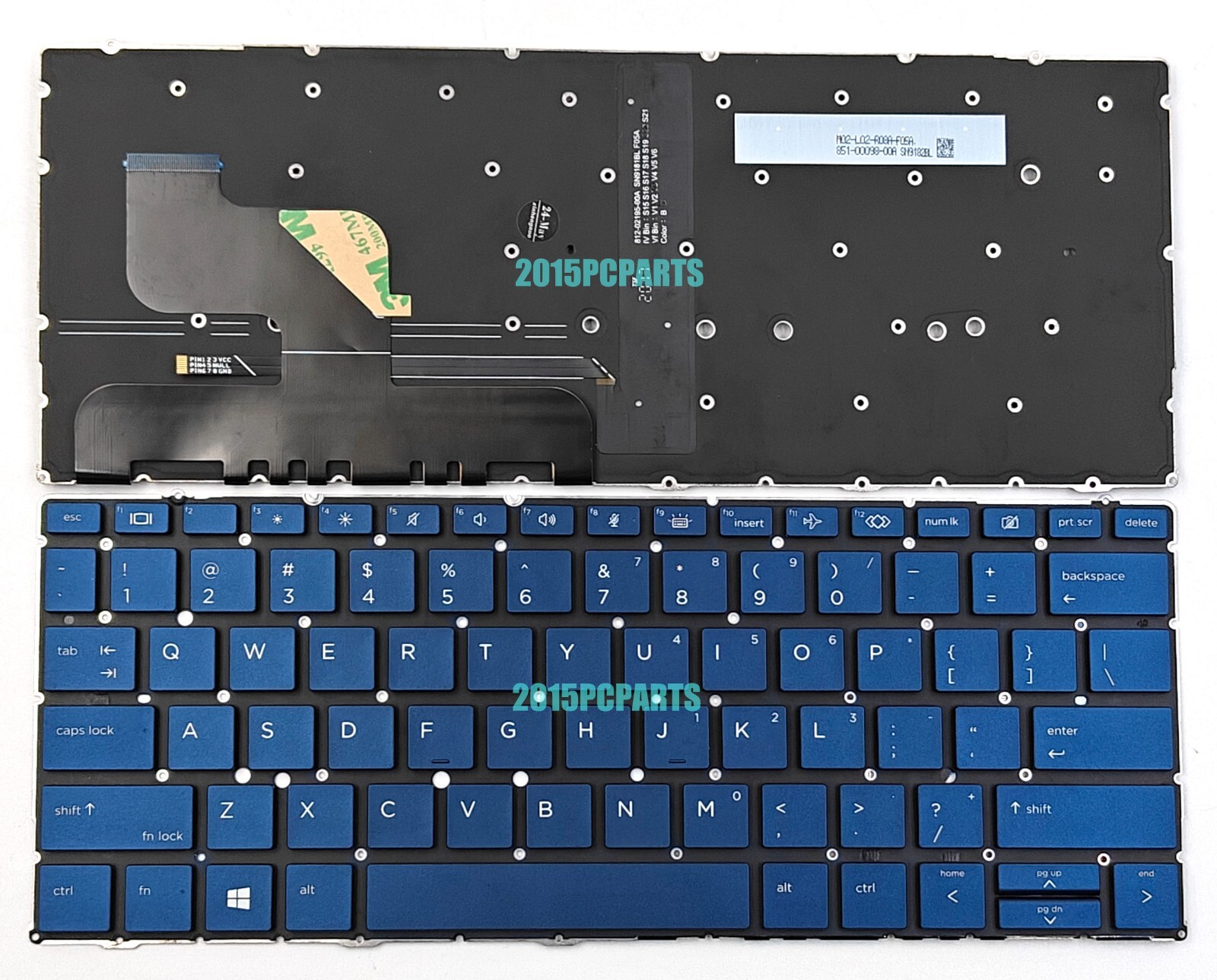 New Blue Keyboard for HP Elite Dragonfly G2 13.3" Backlit US | eBay