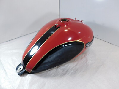 Triumph America & Speedmaster Red / Black Gas Petrol Fuel Tank ...