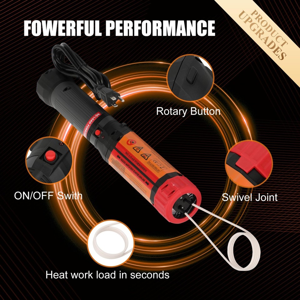 Magnetic Induction Heater Kit with 8 Coils Portable Heat Induction Tool ...