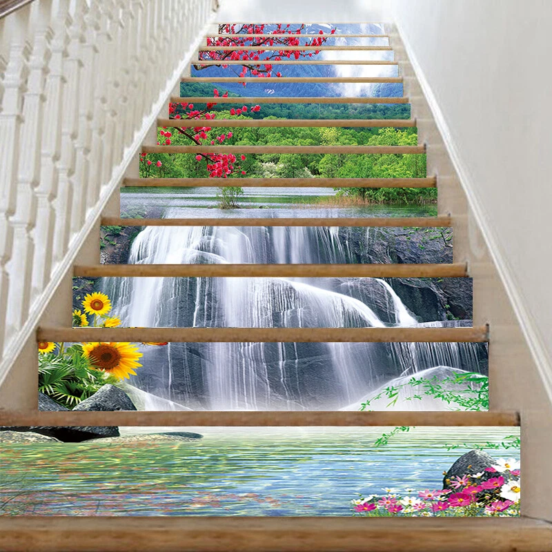 Waterfall Under Stairs