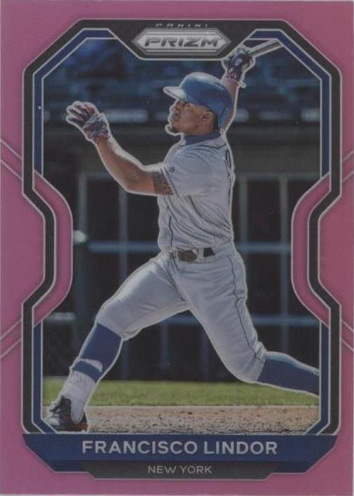 2021 Panini Prizm - Francisco Lindor #80 Pink Prizm for sale online | eBay