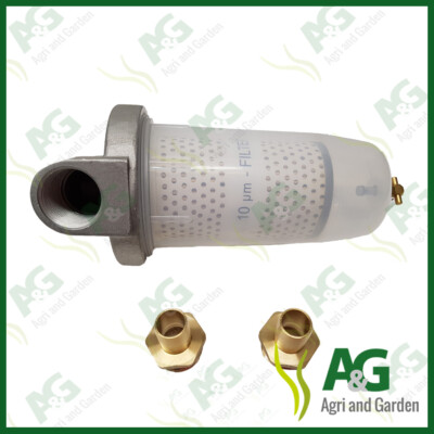 Diesel Tank Filter Assembly 1" Bsp C/W Hose Tails | eBay UK