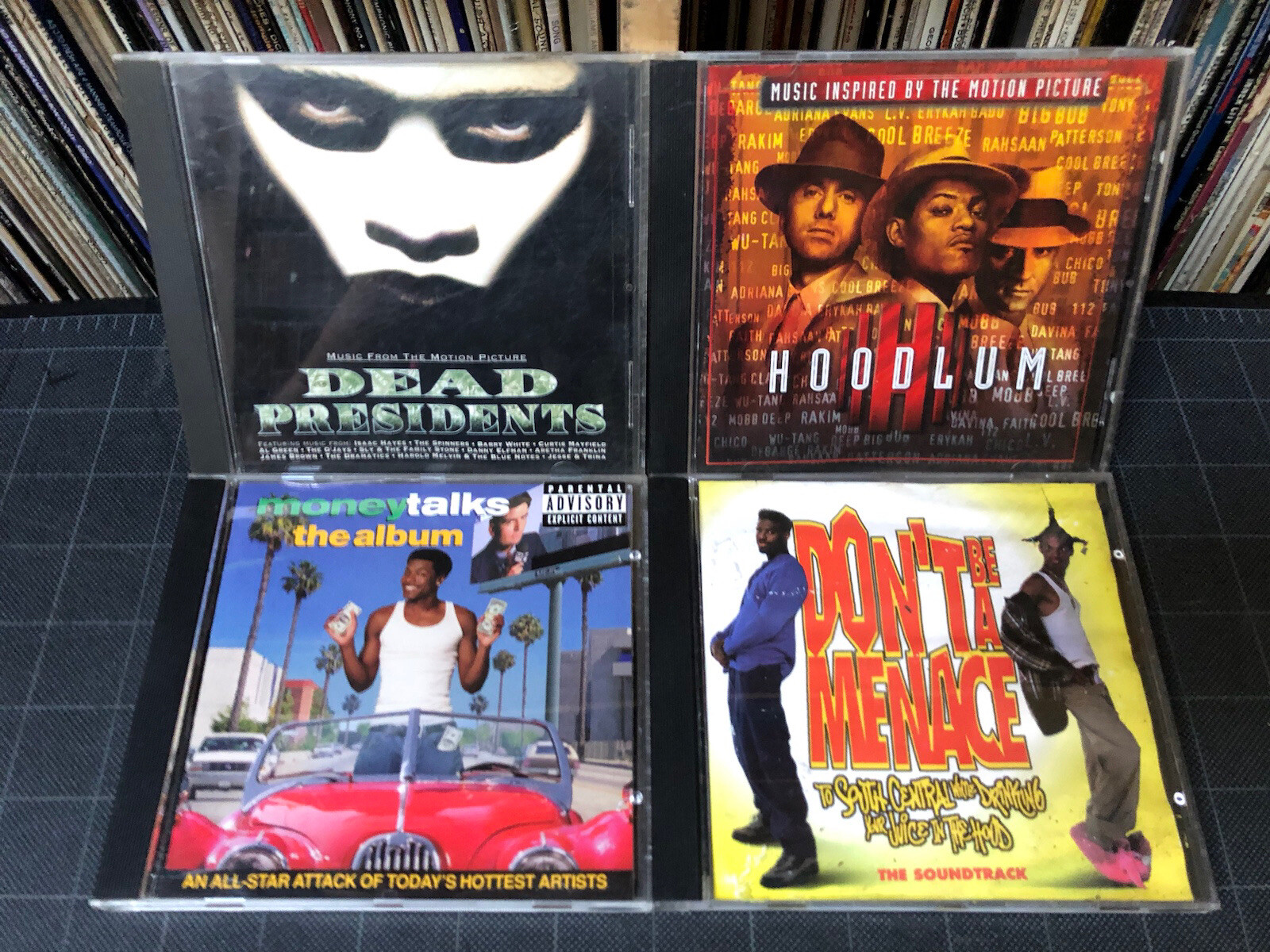 Rap/Hip Hop Soundtrack CD Lot (4) HOODLUM/MONEY TALKS/DEAD PRESIDENTS ...