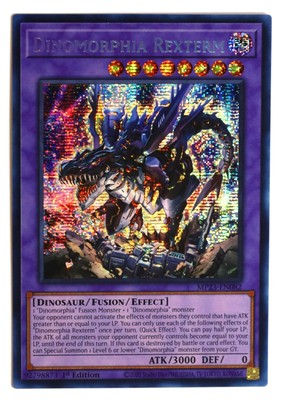 Yu-Gi-Oh TCG Dinomorphia Rexterm - MP23-EN082 - 1st Ed Prismatic Secret ...