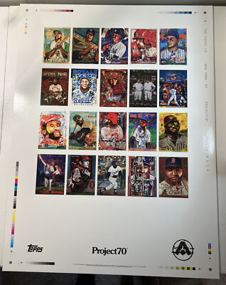 Topps Project 70 - Andrew Thiele - Gold Stamped Poster - Oversized ...
