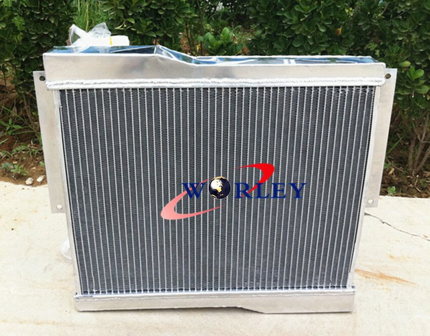 Aluminum radiator + fan for MG MGB GT / ROADSTER 1.8 1977 1978 1979 ...