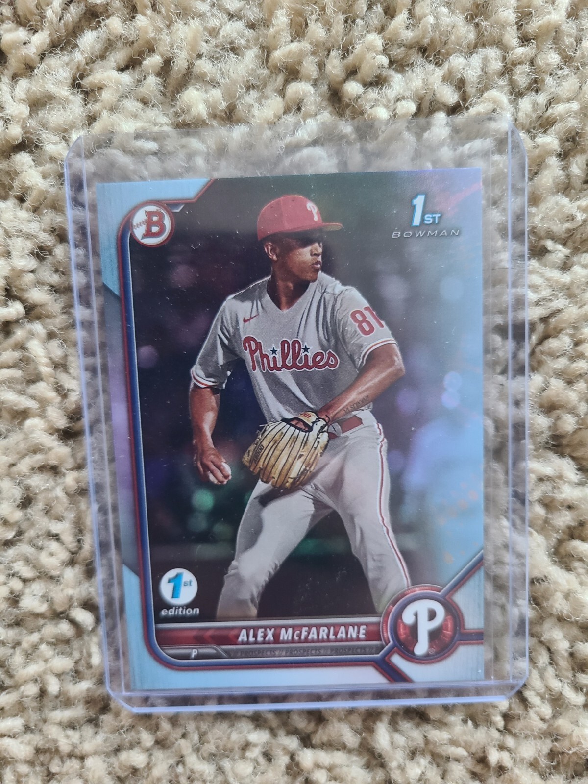 ALEX MCFARLANE 2022 Bowman Draft First 1st Edition SKY BLUE FOIL | eBay