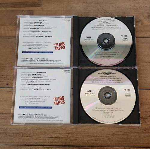 WILLIE NELSON - Who'll Buy My Memories - The IRS Tapes Vol. 1 & 2 CD ...