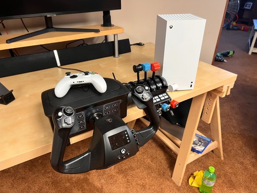 🎮 Xbox Series X Flight Simulator Bundle – VelocityOne Yoke + Throttle 🛩 ...